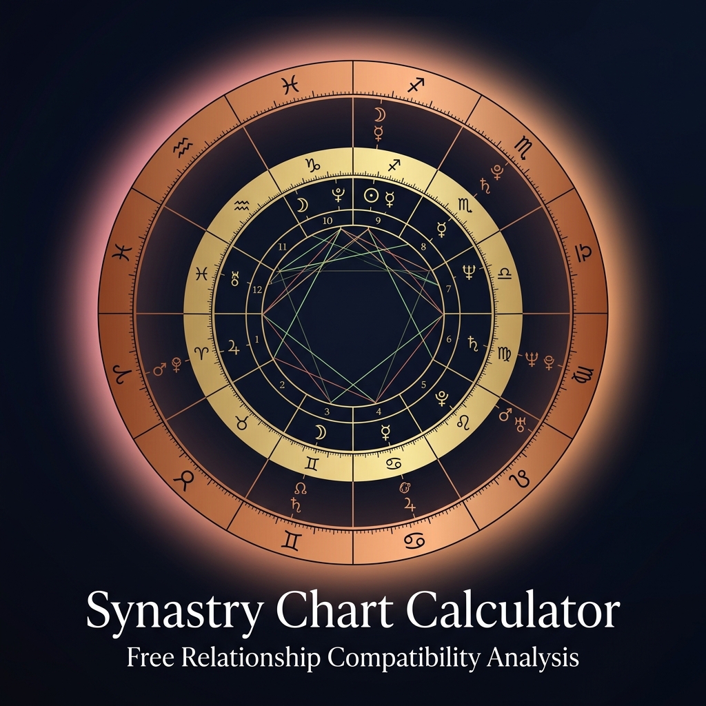 Synastry Chart Calculator — Free Compatibility Analysis | TropicalAstro ...
